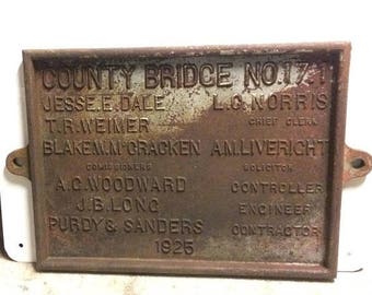 Vintage road sign | Etsy