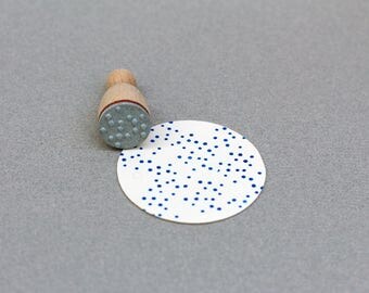 Polka dot stamp | Etsy