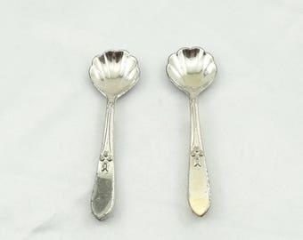 Sterling shell spoon | Etsy