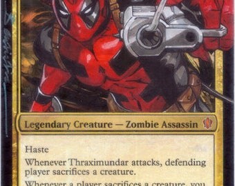 Deadpool card | Etsy
