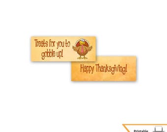 Thanksgiving Turkey Toes / Candy Corn Treat Bag / Thanksgiving