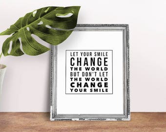 Let your smile | Etsy