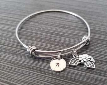 Rainbow bracelet | Etsy