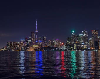 Toronto Canada Skyline Fine Art Photograph 5x7 8x10 11x14