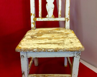 Antique childs chair | Etsy