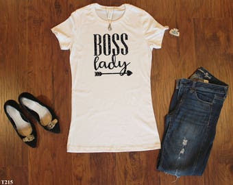 Boss lady shirt | Etsy