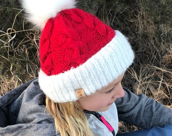Santa hat pom pom | Etsy