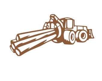 Logging skidder | Etsy