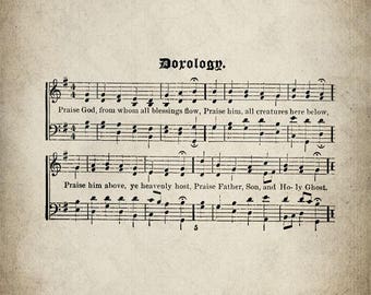 Doxology print | Etsy
