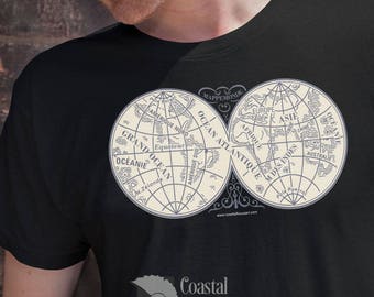 Map shirt | Etsy