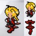 Articles similaires à Seadra Pokemon perler sprite de perle sur Etsy