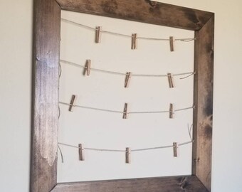 Clothespin frame | Etsy