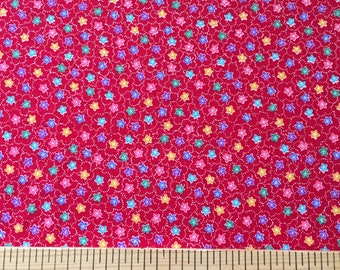 Yellow star fabric | Etsy