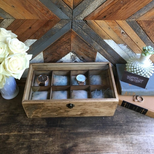 Watch box designs custom and personalized boxes by ButtonsAndPearl