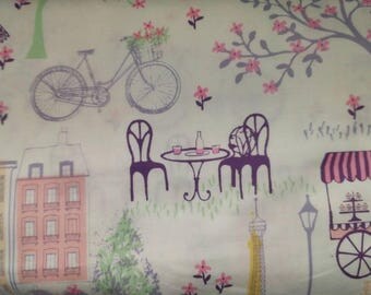 Paris fabric | Etsy