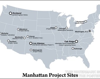 Manhattan project | Etsy