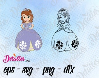 Sofia the first svg | Etsy