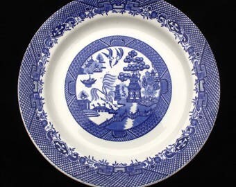 Willow pattern plate | Etsy