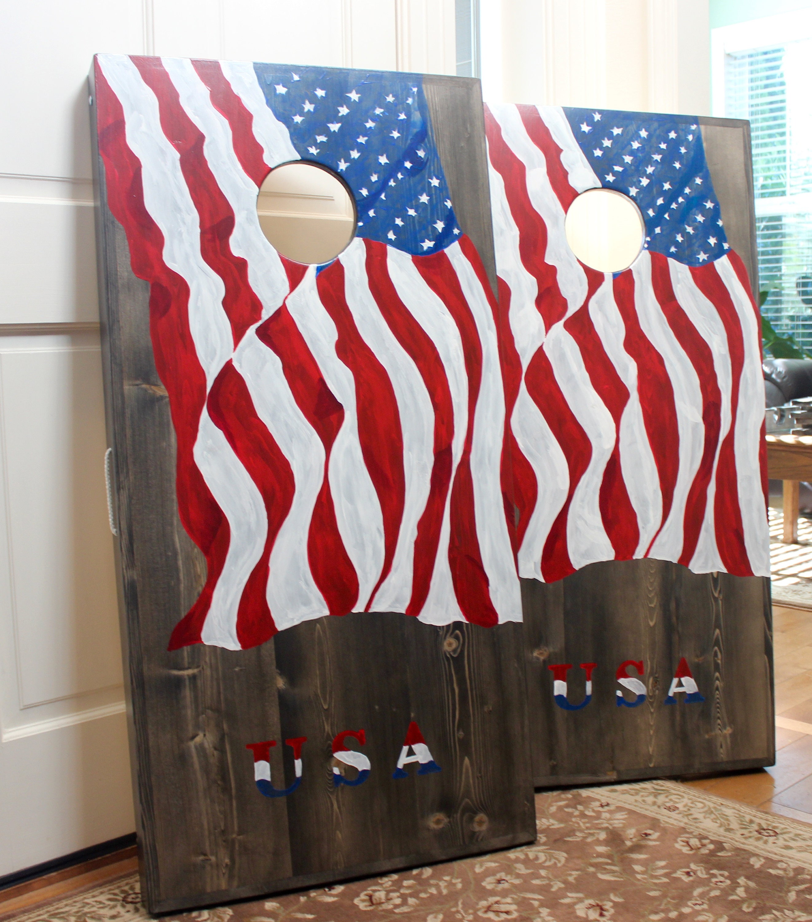 Deluxe Custom Made Cornhole Boards