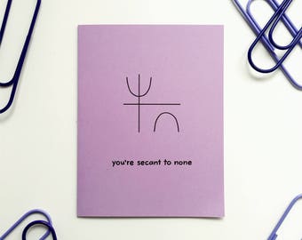 Math thank you card | Etsy