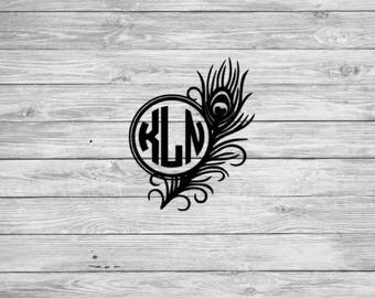 Feather decal | Etsy