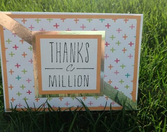 Blue and Brown Get Well Soon Card Handmade With Bandage