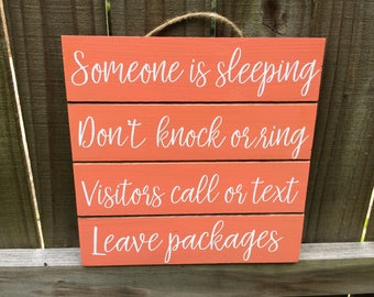 Night shift sign | Etsy