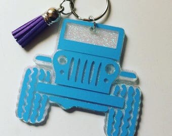 Jeep keychain | Etsy