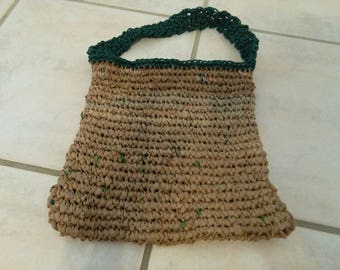 Crochet Pattern RecyleZip Plarn Pouch with Flower crochet