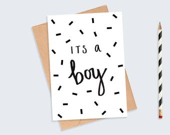 Its a boy card | Etsy