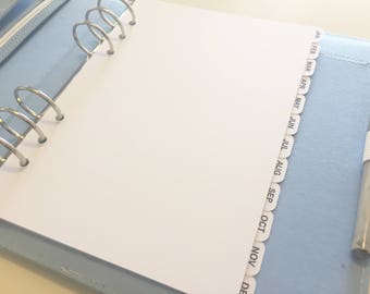 Monthly dividers | Etsy