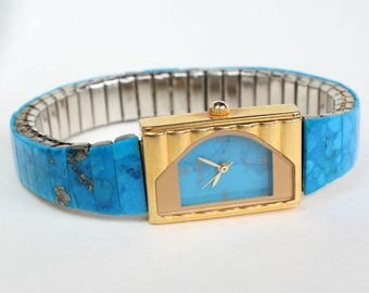 Turquoise watch band | Etsy