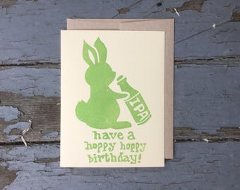 Bunny pun card | Etsy