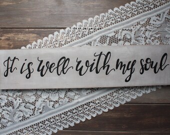 It is well sign | Etsy