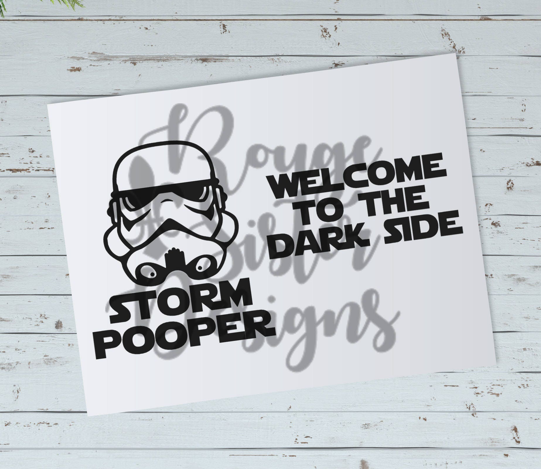 Storm Pooper Welcome to the Dark Side Star Wars SVG PNG