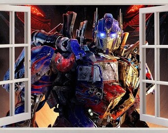 Optimus prime decal | Etsy