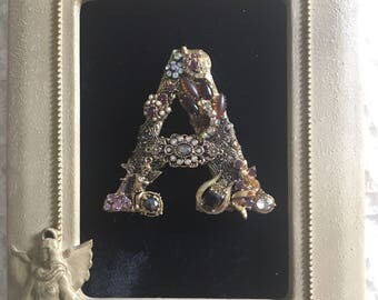 Jeweled letters | Etsy