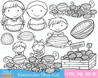 Watermelon clipart | Etsy