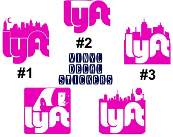 Lyft decal sticker | Etsy