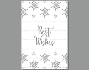 Best wishes card | Etsy