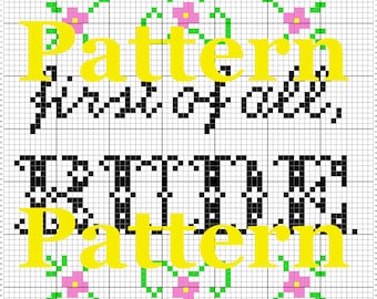 Rude cross stitch | Etsy