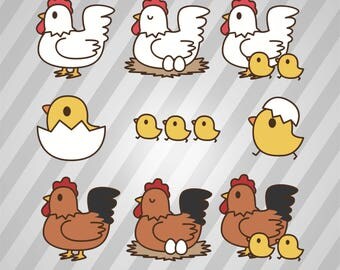 Chicken png | Etsy