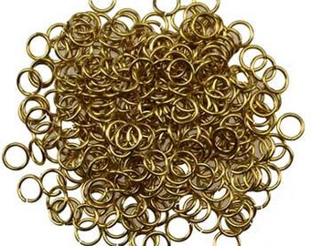 Mixed Color Jump Rings Strong 6x1mm 21.1 gm Jewelry Design