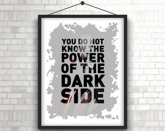 Power of dark side | Etsy