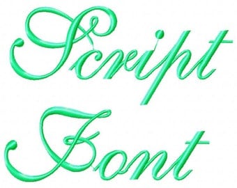 Instant Download Embroidery Fonts French Script Font