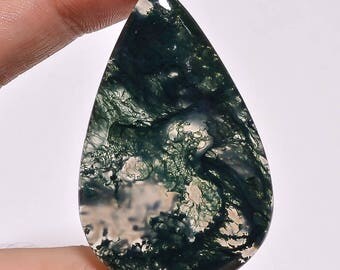 Moss agate jewelry | Etsy