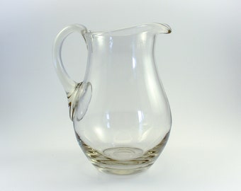 Hand blown pitcher | Etsy