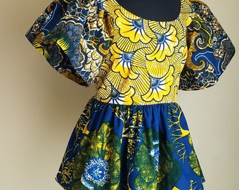 African print peplum | Etsy