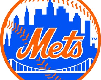 New york mets decal | Etsy
