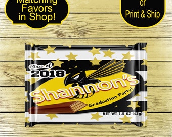 Graduation chip bags | Etsy